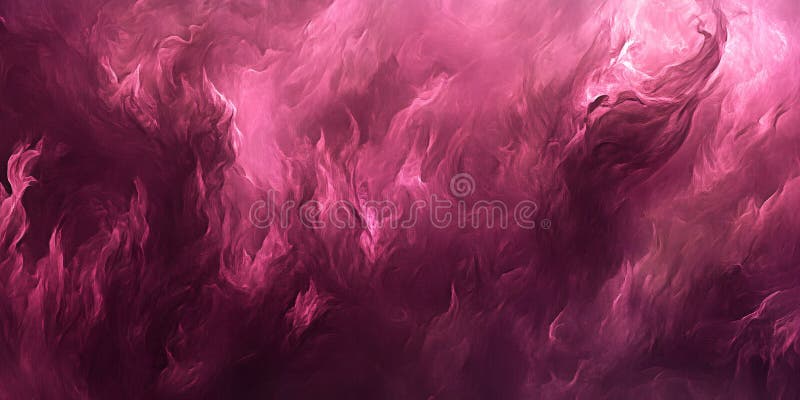 Abstract Pink Neon Background Resembling a Cosmic Nebula or a Supernova ...