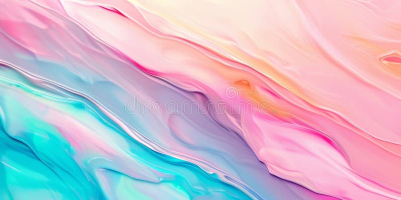 Abstract Pink, Orange, and Blue Swirling Paint Background Stock Image ...