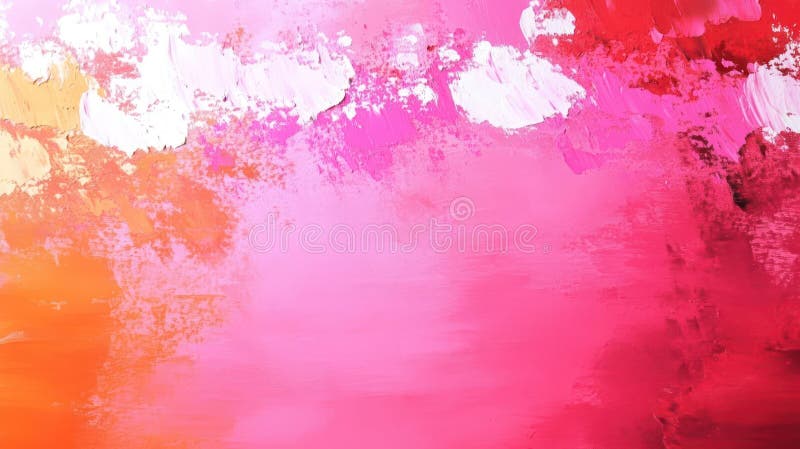Abstract Pink and Orange Gradient with Textured Brush Strokes Stock ...