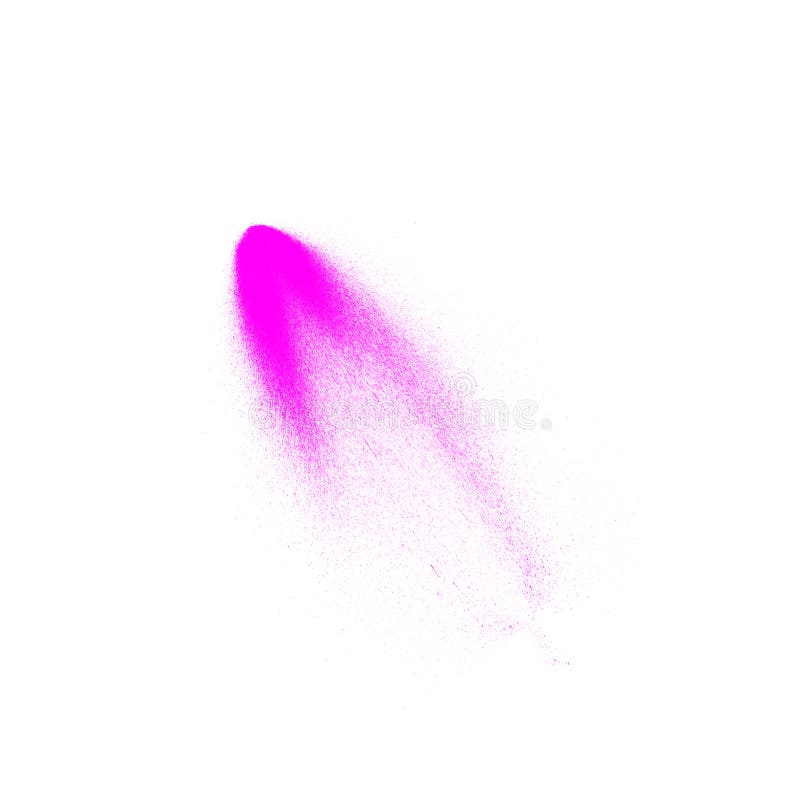 Pink Spray Brush. Abstract Paint Splash Stock Illustration ...
