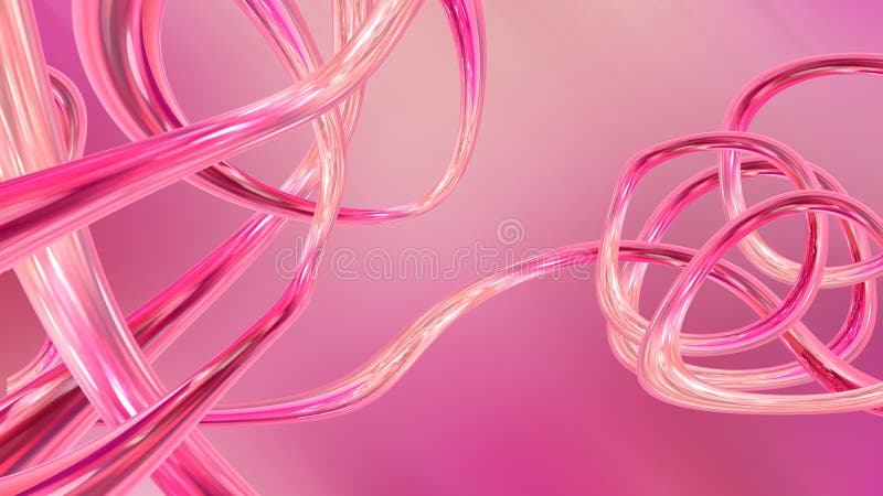 Abstract Pink Pastel Background with Glowing Lines Stock Image - Image ...