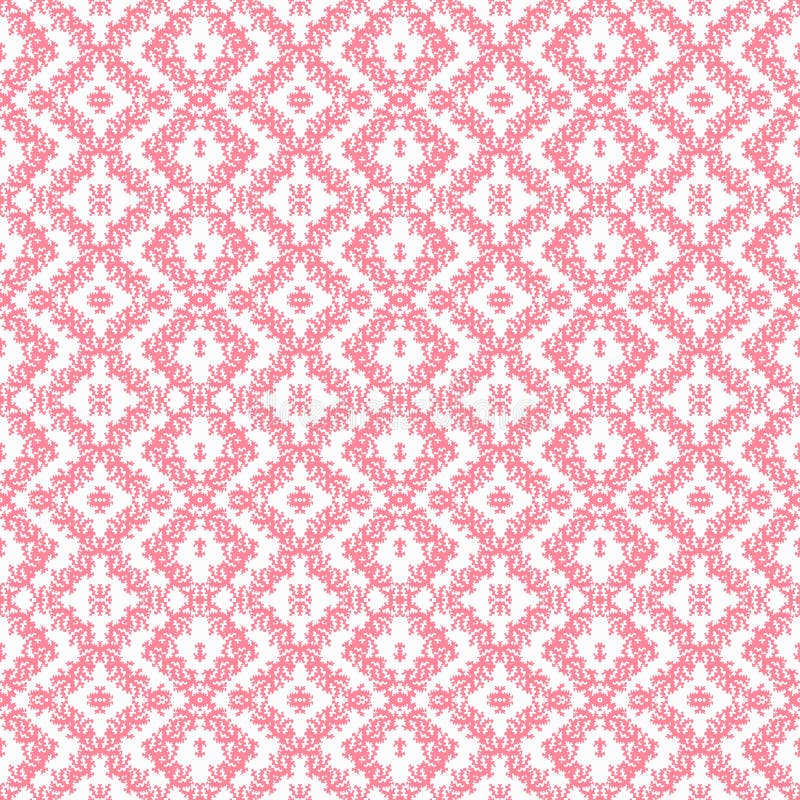 Abstract Pink Pattern On A Light Background Stock Vector - Illustration ...