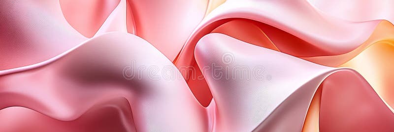 Abstract Pink and Peach Wave Pattern Background for Technology, Art, or ...