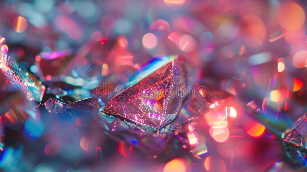 The Abstract Pink Picture of Solid Shape Pink Object Forming Together ...