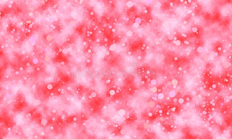 Abstract Pink Polygon Bokeh Bubbles Dots Background Stock Illustration ...