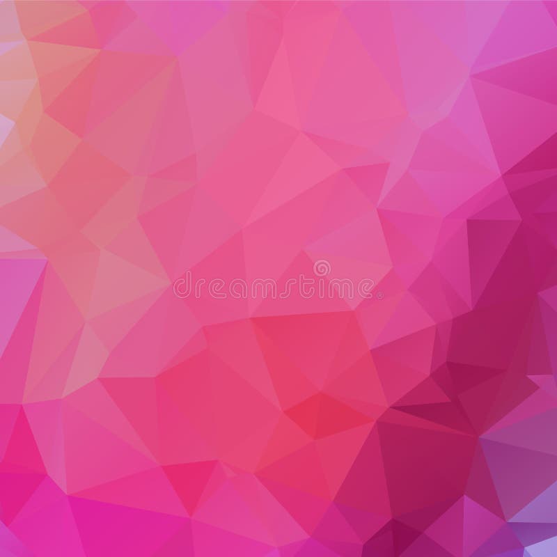 Abstract Pink Polygon Texture Stock Vector - Illustration of light ...