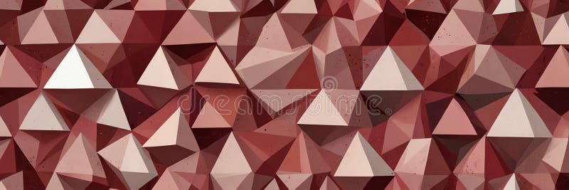 Abstract Pink Polygon Triangles on White Background Design Ai Generated ...