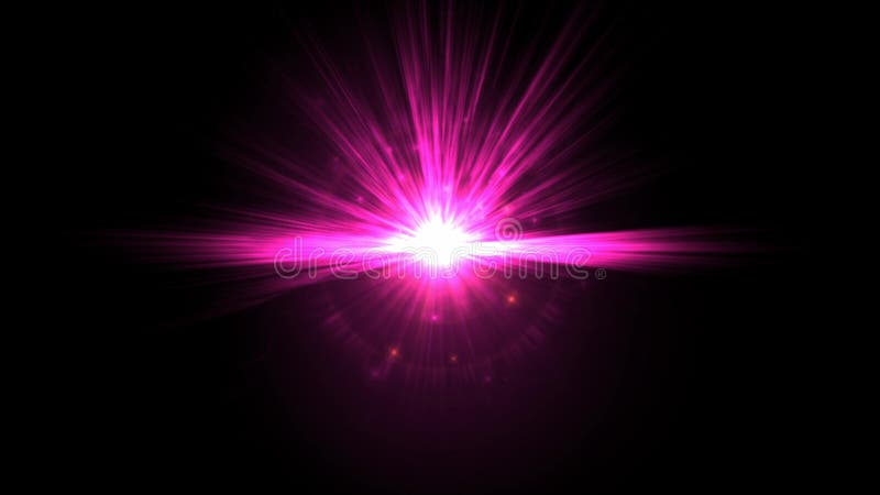 Abstract Pink Pulsating Glow Element from Particles and Dots. Explosion ...