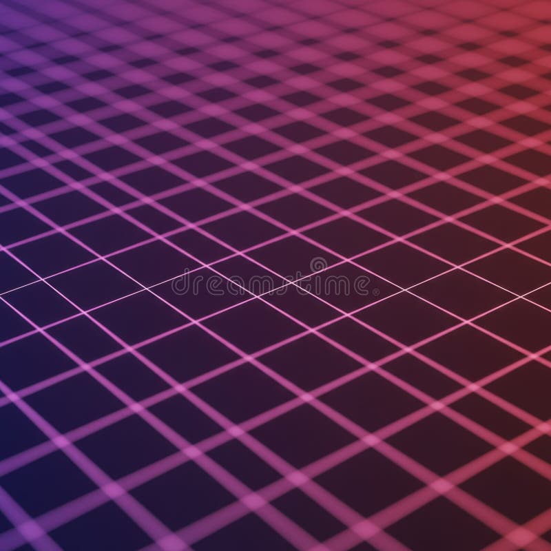 Abstract Pink and Purple Grid Network Background Stock Illustration ...