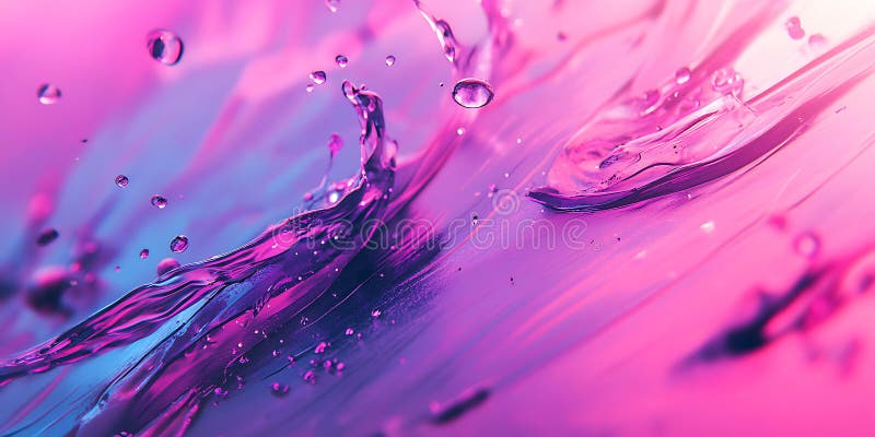 Abstract Pink and Purple Ink Splatter Background Stock Illustration ...