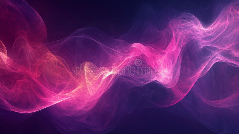 Abstract Pink and Purple Particle Flow Background Stock Illustration ...
