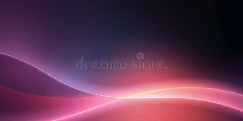 Abstract Pink and Purple Wave Background Stock Illustration ...