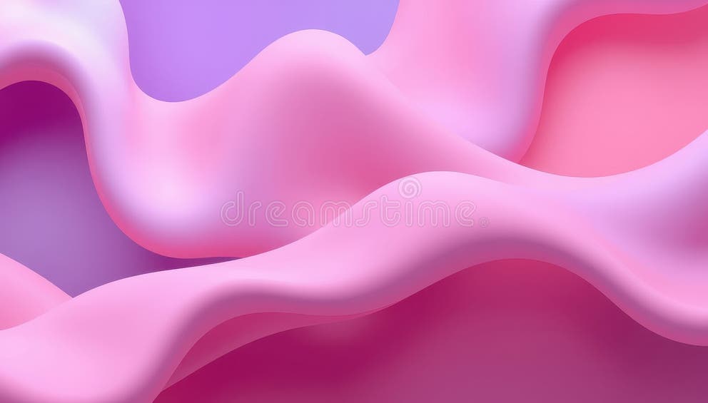 Abstract Pink and Purple Wave Background Design Stock Illustration ...