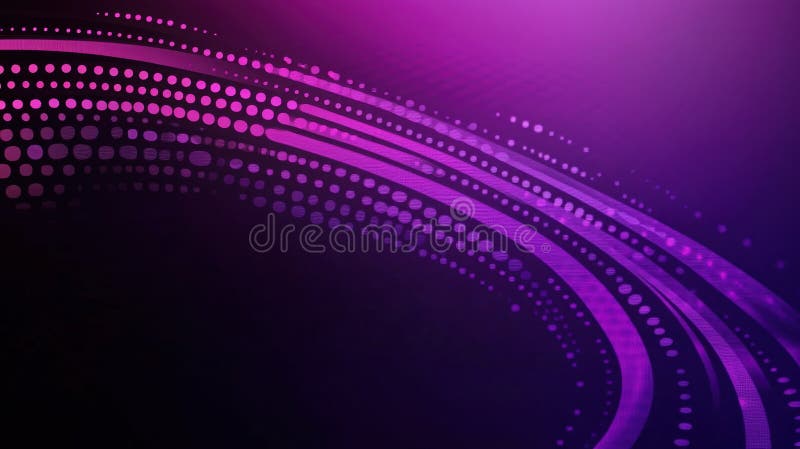 Abstract Pink Purple Wave Dotted Lines Digital Art Backdrop Stock ...