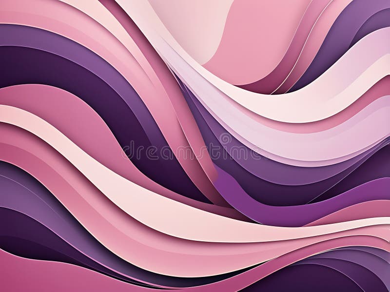 Abstract Pink and Purple Wave Pattern Design Stock Image - Image of ...