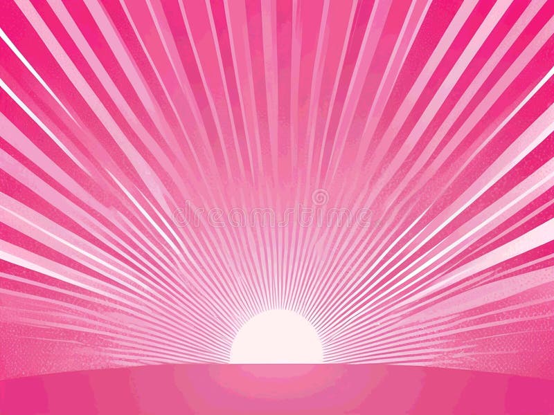 Abstract Pink Rays Halftone Gradient Background Illustration in Retro ...