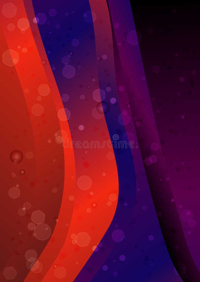 Abstract Pink Red and Blue Vertical Wave Background Vector Art Stock ...