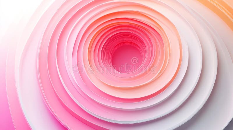 Abstract Pink Rose Swirl Background Stock Illustration - Illustration ...