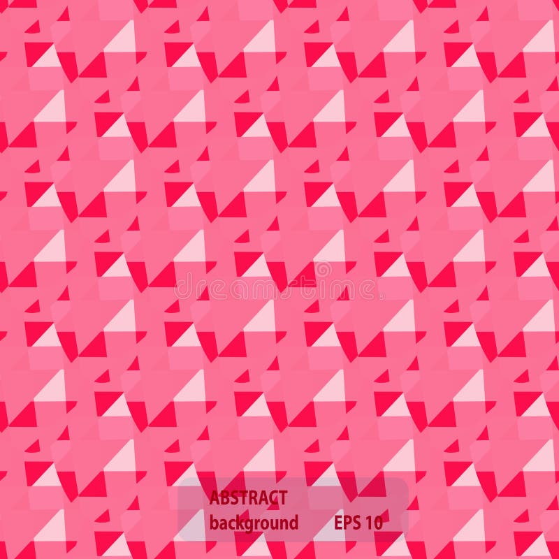 Abstract Pink Seamless Geometric Pattern Stock Vector - Illustration of ...