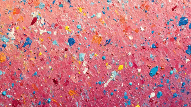 Abstract Pink Spatter Paint Texture Stock Illustration - Illustration ...