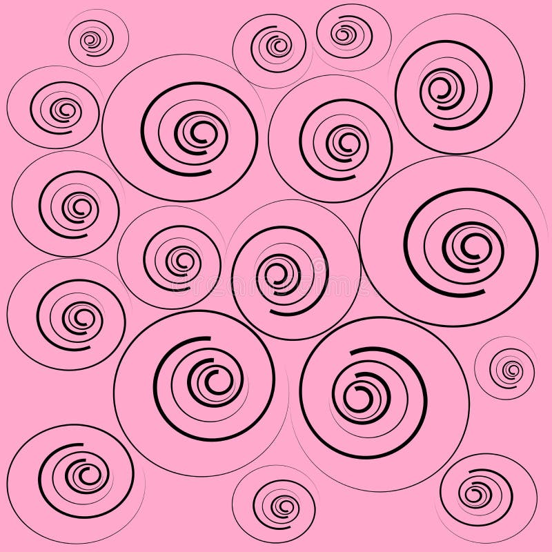 Abstract Pink Swirl Background Stock Illustration - Illustration of ...