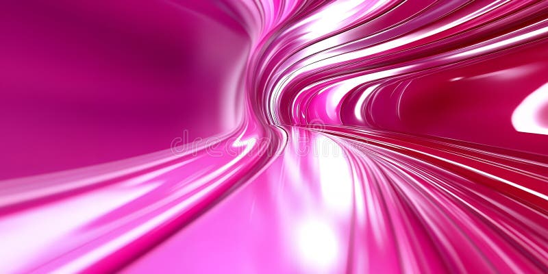 Abstract Pink Swirling Tunnel Background Design Modern 3D Shiny Vivid ...