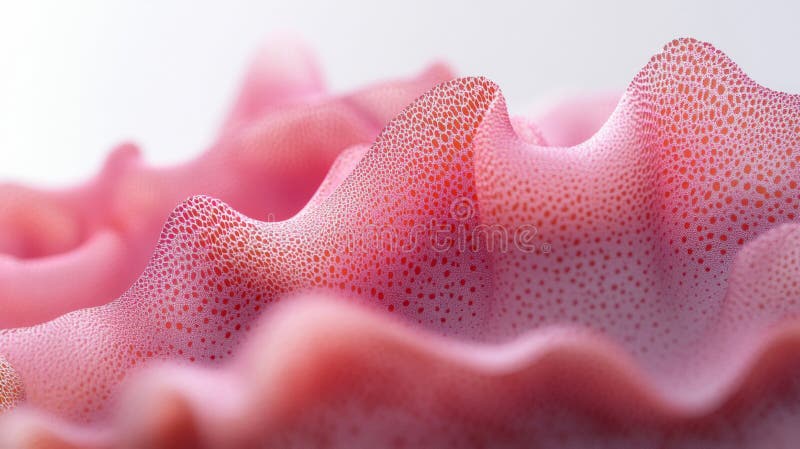 Abstract Pink Textured Surface with Rounded Peaks and Valleys Stock ...