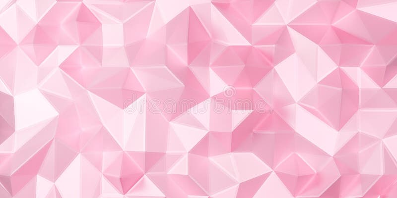 Abstract Pink Triangle Background Texture. 3d Rendering for Wallpaper ...