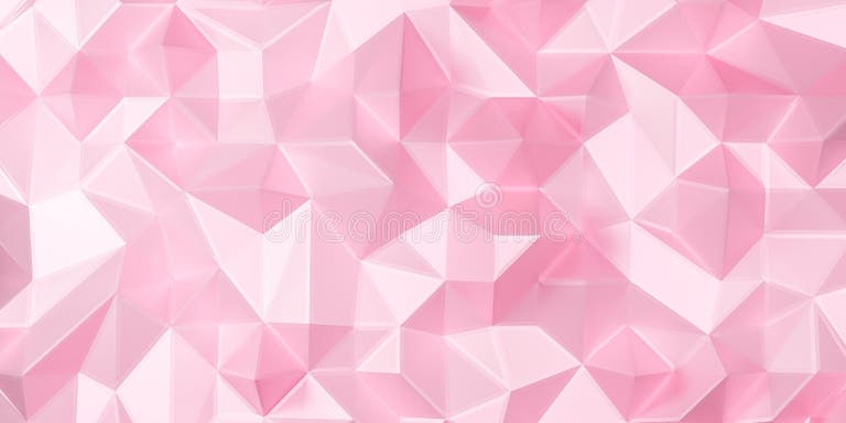 Abstract Pink Triangle Background Texture. 3d Rendering for Wallpaper, Backdrop, Banner. Blank ...