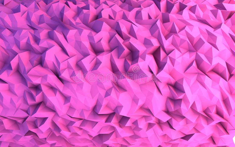 Abstract Pink Triangle Geometrical Background Illustration Stock ...