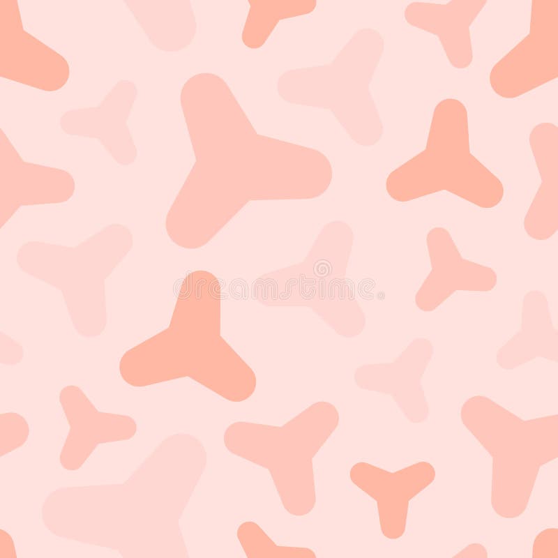 Abstract Pink Vector Geometric Seamless Pattern with Smooth Triangular ...