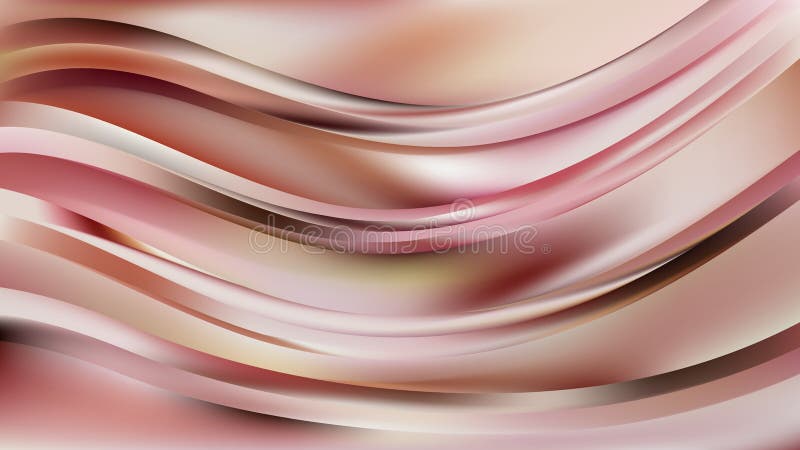 Abstract Pink Wave Background Stock Vector - Illustration of curve ...