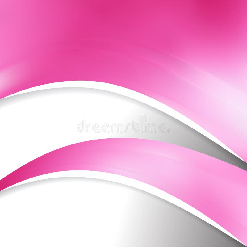 Abstract Pink Wave Business Background Design Template Stock Vector ...