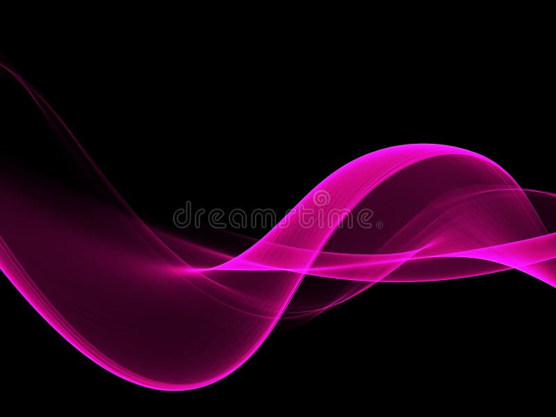 Abstract Pink Wave Design stock illustration. Illustration of effects ...