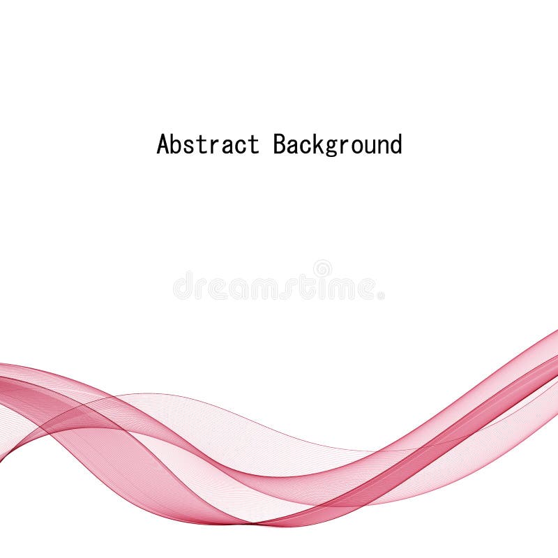 Abstract Pink Wave. Vector Background. Layout for Advertising. Eps 10 ...