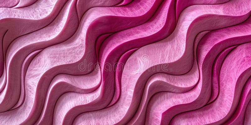 Abstract Pink Waves Texture. Generative Ai Stock Illustration ...