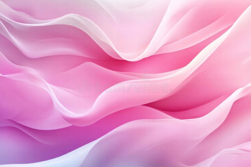 Abstract Pink and White Fabric Waves - a Dreamy Texture Stock Image ...