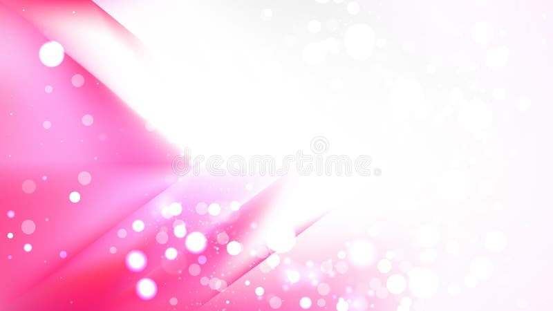 Abstract Pink and White Lights Background Vector Stock Vector ...