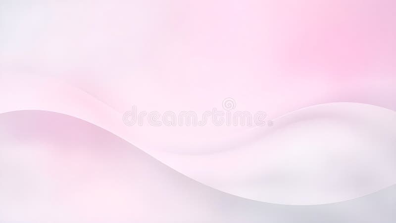 Abstract Pink and White Wave Background Design Stock Illustration - Illustration of flowing ...