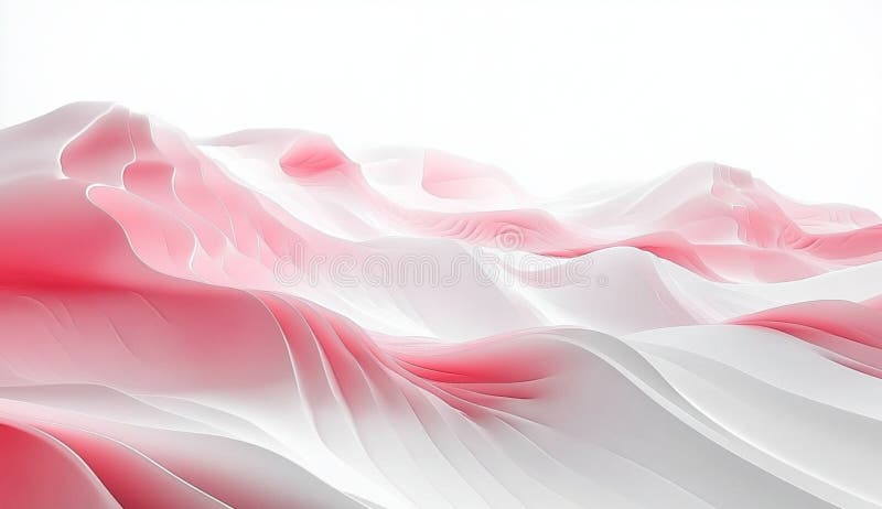 Abstract Pink White Wave Background Soft Elegant Design Texture Pattern ...