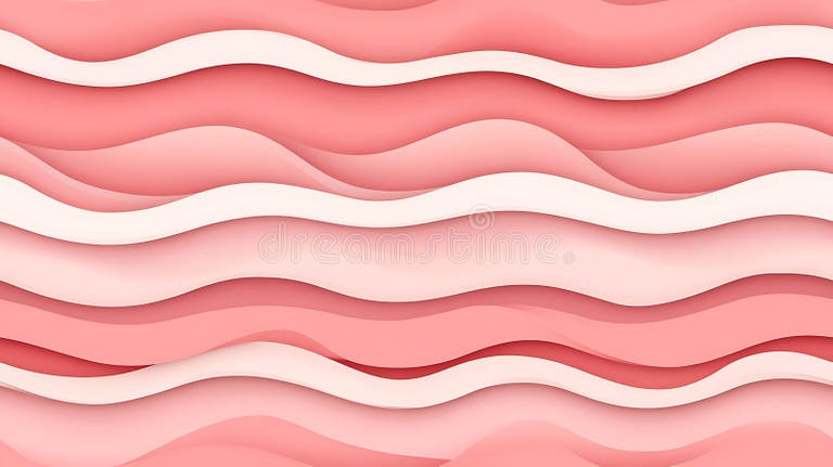 Abstract Pink and White Wave Background Texture Stock Illustration ...