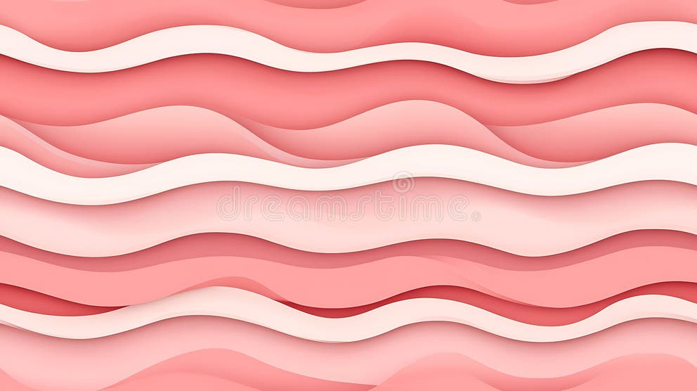 Abstract Pink and White Wave Background Texture Stock Illustration ...