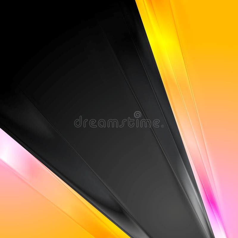 Abstract Pink and Yellow Contrast Background Stock Vector ...