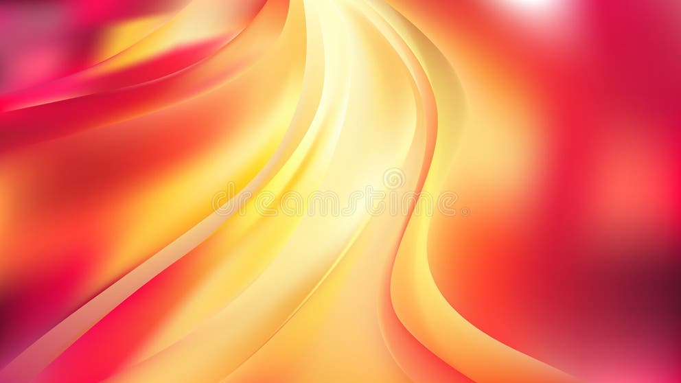 Abstract Pink and Yellow Wave Background Vector Illustration Stock ...