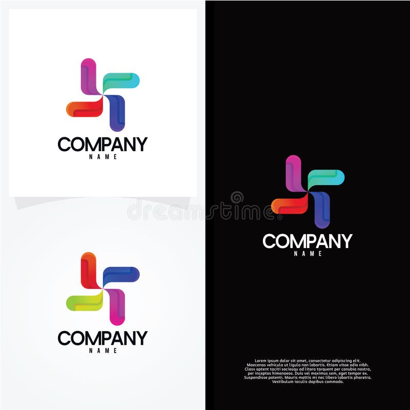 Pinwheel Logo Stock Illustrations – 691 Pinwheel Logo Stock ...