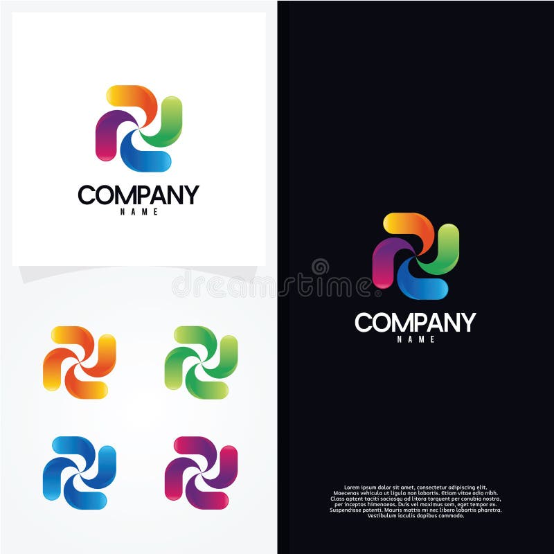 Pinwheel Logo Stock Illustrations – 1,031 Pinwheel Logo Stock ...