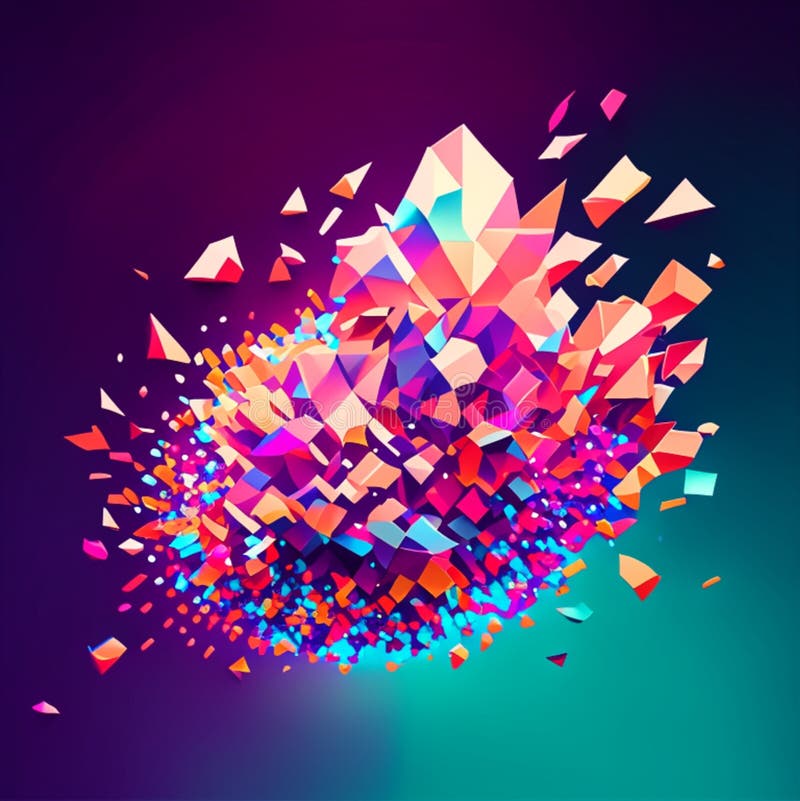 Abstract Pixel Art is a Form of Visual Expression that Combines the ...