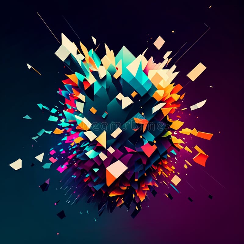 Abstract Pixel Art is a Form of Visual Expression that Combines the ...