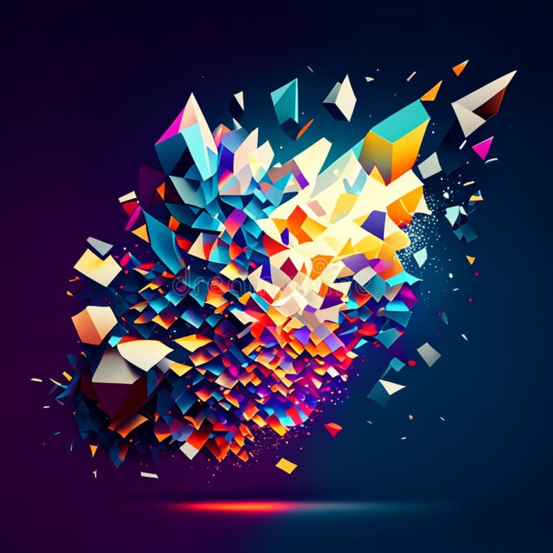 Abstract Pixel Art is a Form of Visual Expression that Combines the ...