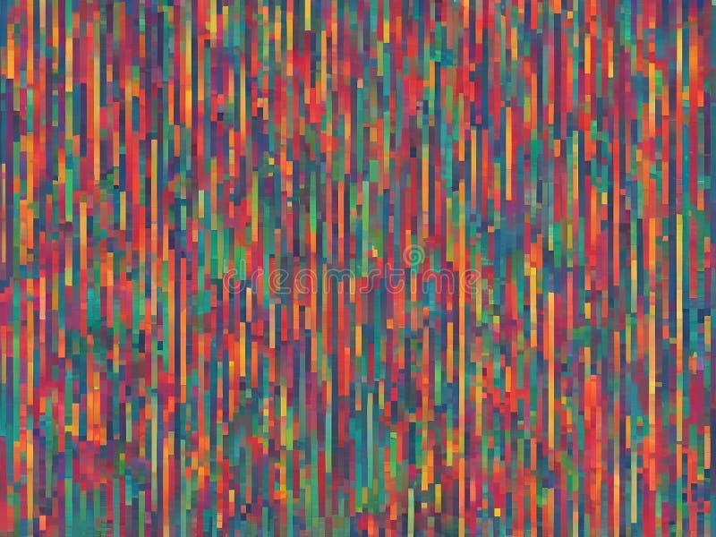 Abstract Pixel Art Full Frame Shot of Striped Multi Colored Background ...
